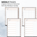Life Planner | Undated | Portrait | Monthly, Weekly, Daily – The Life ...