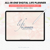 Undated Life Planner | Landscape | Monthly, Weekly, Daily – The Life ...