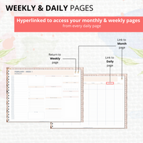 Undated Life Planner | Landscape | Monthly, Weekly, Daily – The Life ...