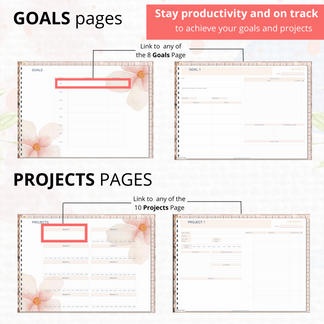 Undated Life Planner | Landscape | Monthly, Weekly, Daily – The Life ...